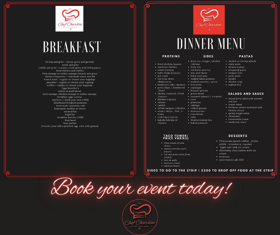 Chef Chardae Catering LLC