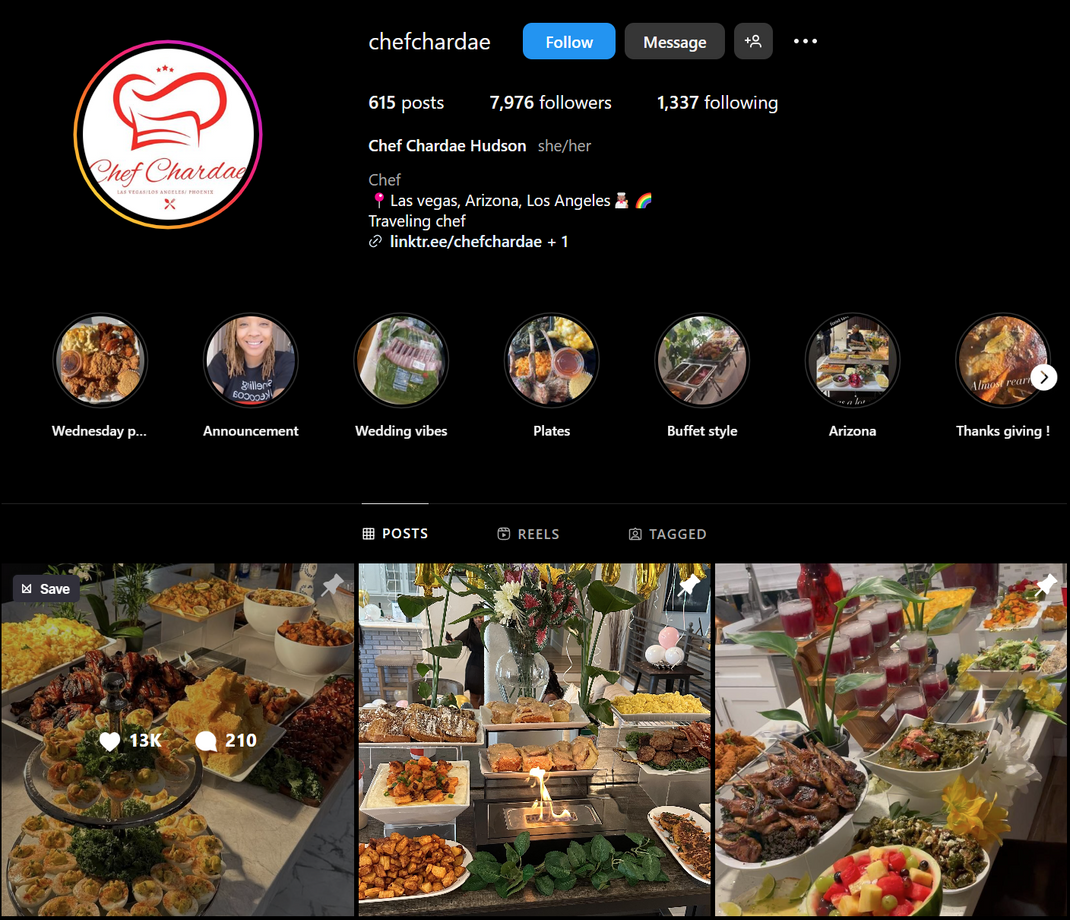 Chef Chardae Catering LLC